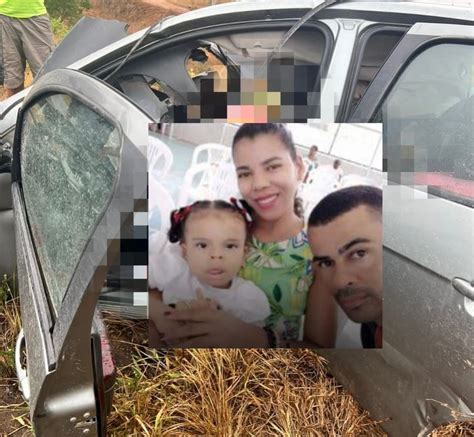 Casal e filha pequena morrem em acidente trágico na BR 116
