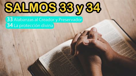 Salmos 33 y 34 Salmos de alabanza y adoración YouTube
