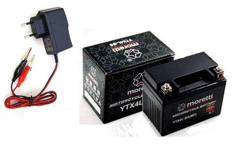 AKUMULATOR ŻELOWY SKUTER YTX4L 4Ah ŁADOWARKA MTX4L BS za 88 zł z Godów
