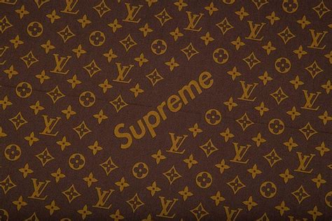 Gold Supreme X Louis Vuitton Logo Paul Smith