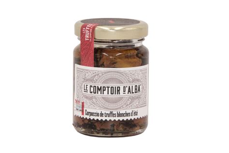 Comptoir Alba carpaccio de truffes blanches d été 80g My French Epicerie