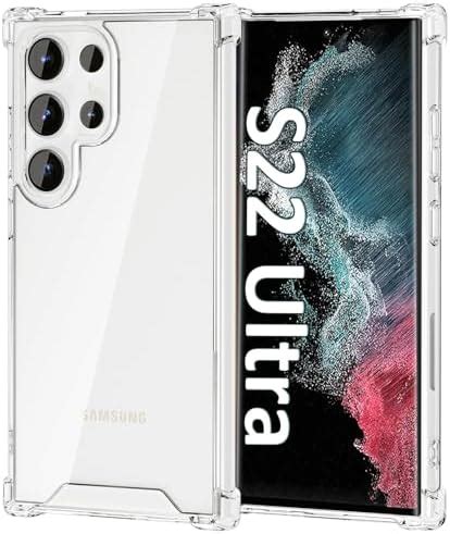 USTIYA Funda Para Samsung Galaxy S22 Ultra 6 8 Pulgadas Transparente