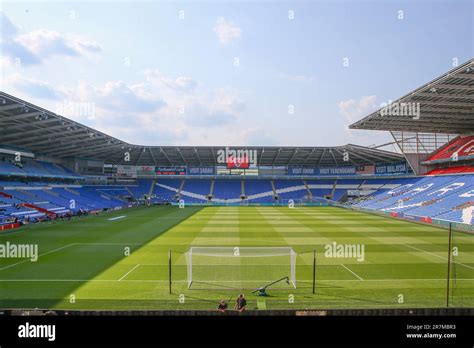 A General View Inside Of Cardiff City Stadium Home Of Wales Ahead Of