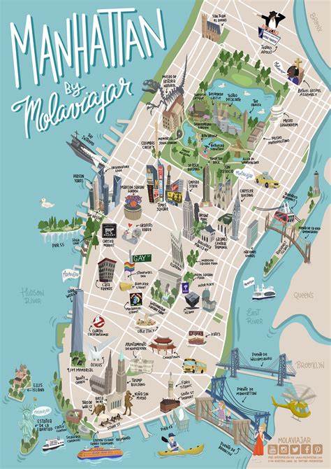 Mapa De Nueva York Mapa De Manhattan New York Mapa Mapa Nueva York