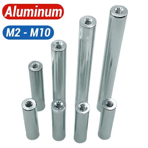 Verbindungsmuffe Rund M2 M2 5 M4 M5 M6 M8 M10 Aluminium Langmutter