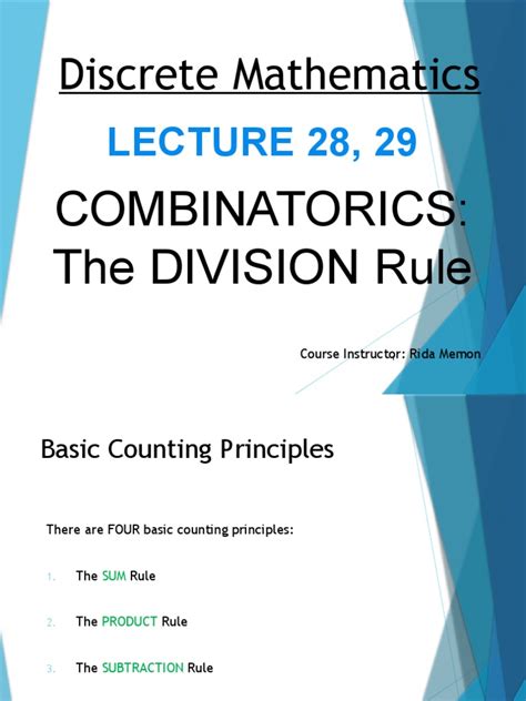 discrete structures lecture 28 29 pdf discrete mathematics mathematics