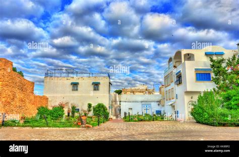Traditional Houses In Medina Of Hammamet Tunisia Stock Photo Alamy