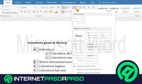 Listas Multinivel En Word Qu Son C Mo Crear Una