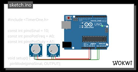 timerone wokwi arduino and esp32 simulator