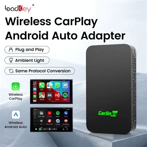 2023 LoadKey CarlinKit 5 0 2Air Apple Car Play Wireless Adapter Wired