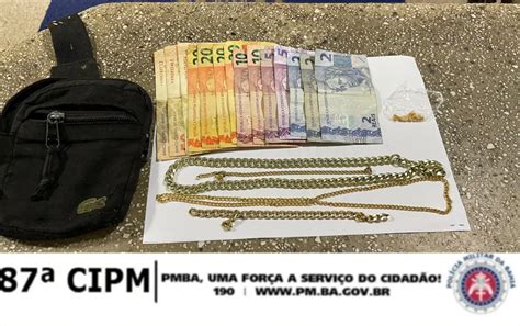PM Prende Homem Pedras De Crack Em Teixeira De Freitas Bahia
