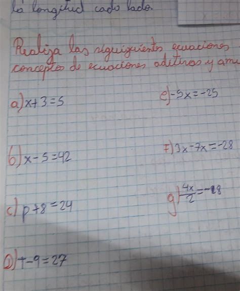 Resuelve Las Siguientes Situaciones Utilizando Ecuaciones Brainly Lat