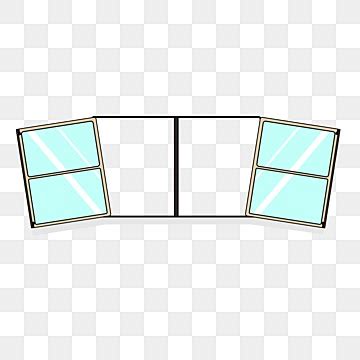 Curtains Open Window Vector Art Png Open Window Vector Window Open