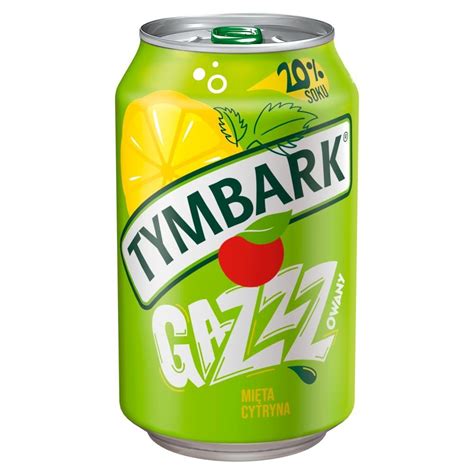 Tymbark Gazzzowany Napój gazowany mięta cytryna 330 ml Zakupy online