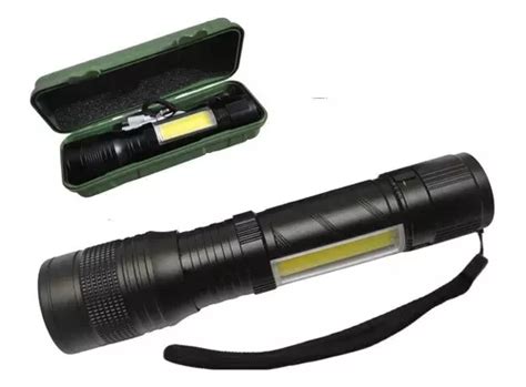 Lanterna Led Super Potente Farolete Recarreg Vel Usb T Tica