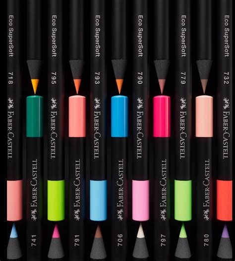 Colores Faber Castell Super Soft 12 2 lápices de grafito Librería