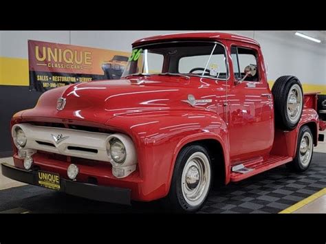 SOLD 1956 Ford F 100 Big Window Custom Pickup Truck 45 OFF