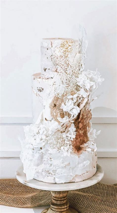 Beautiful Wedding Cakes In White Beach Vibe Cake