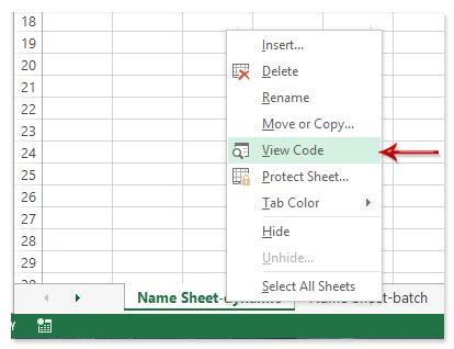 How To Rename Sheets Based On Cell Values From List In Excel
