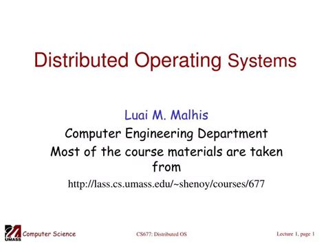 Ppt Distributed Operating Systems Powerpoint Presentation Free