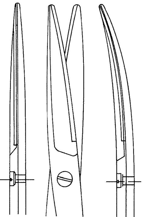 König Mayo Tungsten Carbide Dissecting Scissor Medline