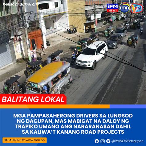 MGA PAMPASAHERONG DRIVERS SA LUNGSOD NG DAGUPAN MAS MABIGAT NA DALOY