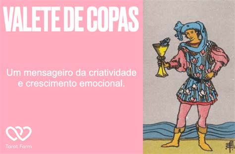 Valete de Copas significado no Tarot Amor Dinheiro Saúde e mais