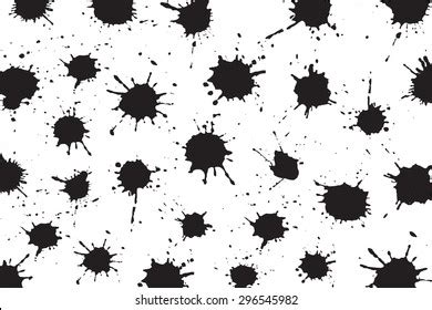 Paint Splat Seamless Patternpaint Splashes Vector Stock Vector Royalty