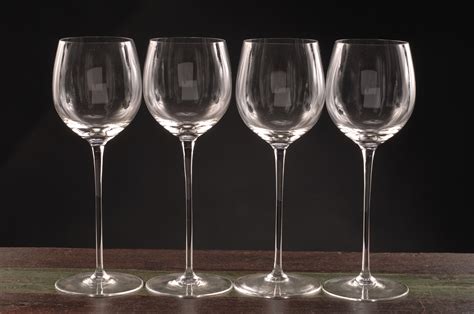 Riedel White Wine Dessert Wine Glasses Set Of 4 Vintage Etsy
