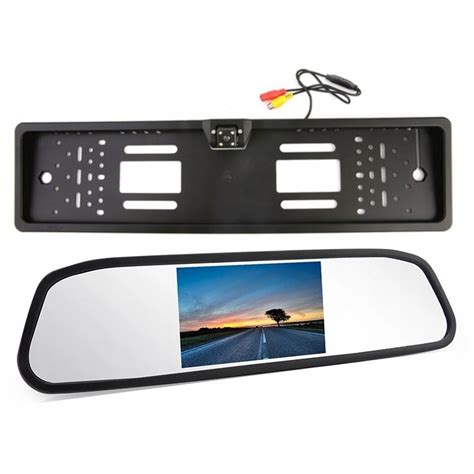 Kamera Cofania W Ramce 4 LED Monitor W Lusterku ERLI Pl