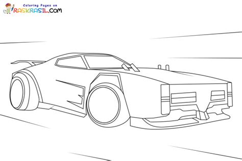 Rocket League Coloring Pages