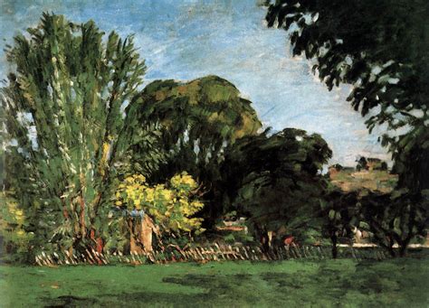 Trees in the Jas de Bouffan by CÉZANNE Paul