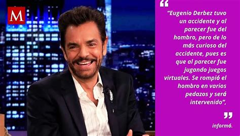 Eugenio Derbez sufrió un accidente en videojuego virtual y se rompió el