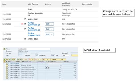 Comparing MD07 MD04 Vs Monitor Material Coverage SAP Community