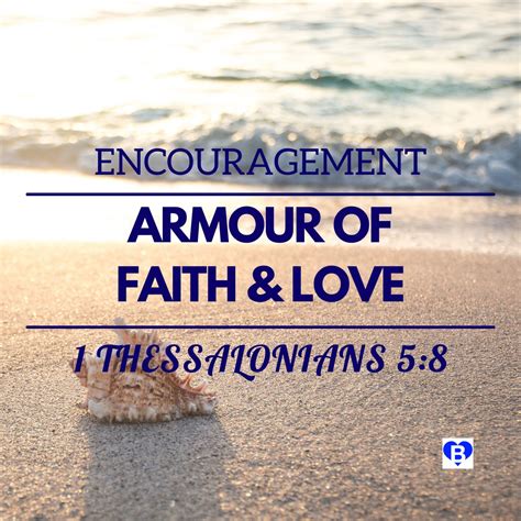Armour Of Faith And Love 1 Thessalonians 5 8 ENCOURAGEMENT