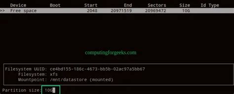 How To Resize XFS Btrfs File Systems On Linux ComputingForGeeks