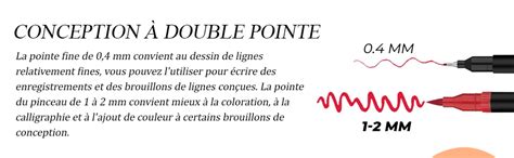 Hhhouu Couleurs Feutre Pinceau Double Pointe Aquarelle Stylo
