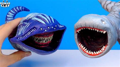 Making El Gran Maja Vs Bloop Sea Monsters With Clay Youtube