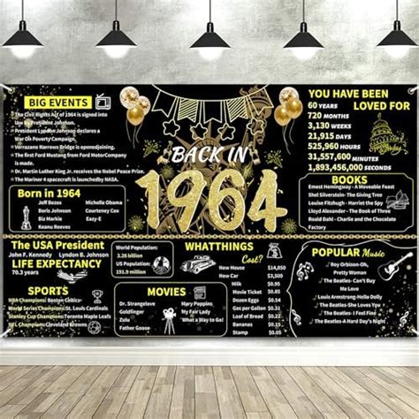 Amazon Artaubrey Black Gold Th Birthday Party Banner Th