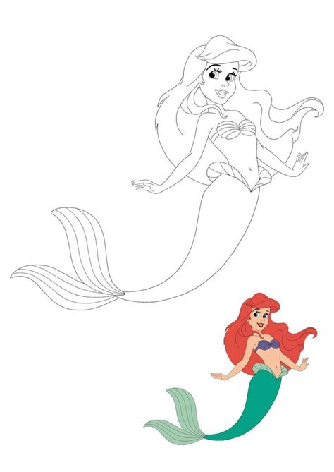 Mermaid Ariel Coloring Pages 2 Free Coloring Sheets 2020 Ariel
