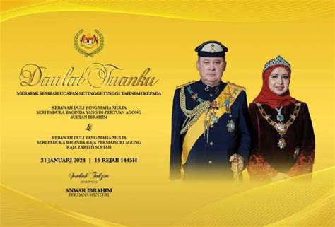 Anwar Merafak Sembah Tahniah Sultan Ibrahim Sebagai Agong Ke 17 Astro