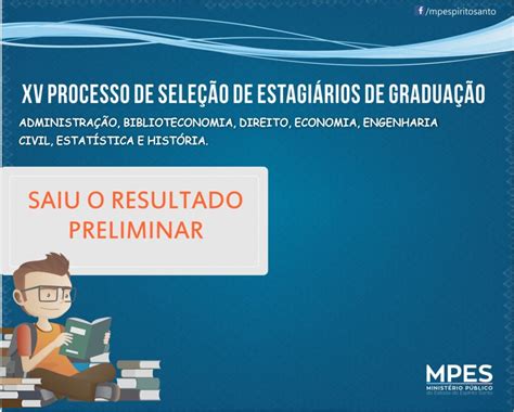 MPES divulga resultado preliminar do XV Processo de Seleção de