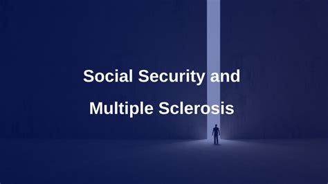 Social Security Disability And Multiple Sclerosis Sharon Christie Law