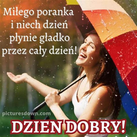 Kartka na dzień dobry życzę deszcz picturesdown