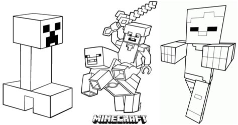 Minecraft Pokemon Coloring Pages