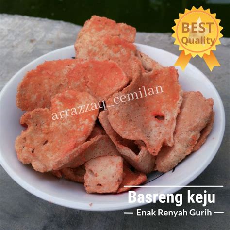 Jual Basreng Baso Goreng Keju 200 Gram Cemilan Enak Basreng Pedas