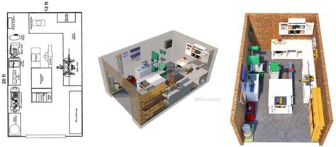 Woodworking Shop Layout Sample Plan For Small Shop MellowPine