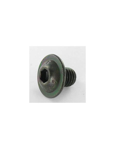 Vis métaux BHC Tête Bombée Hexagonal creux Embase collerette M6X16