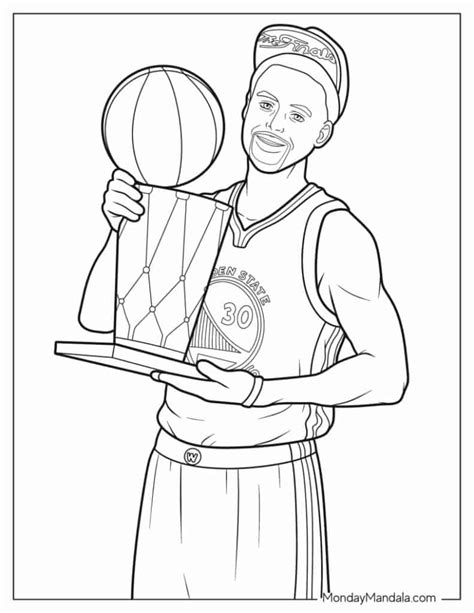 Nba Basketball Coloring Pages Free Pdf Printables Oggsync