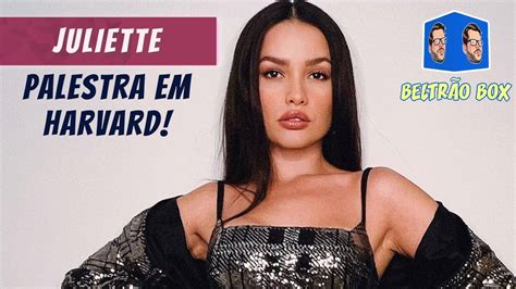 JULIETTE PALESTRA EM HARVARD NO BRAZIL CONFERENCE YouTube
